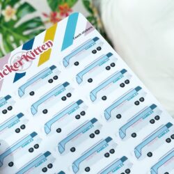 Coach Stickers | Cute UK Planner and Papercraft Supplies