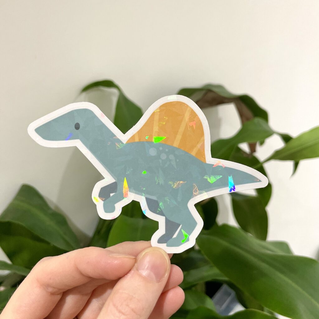 Spinosaurus Sticker | Cute Dinosaur Vinyl Laptop Stickers UK
