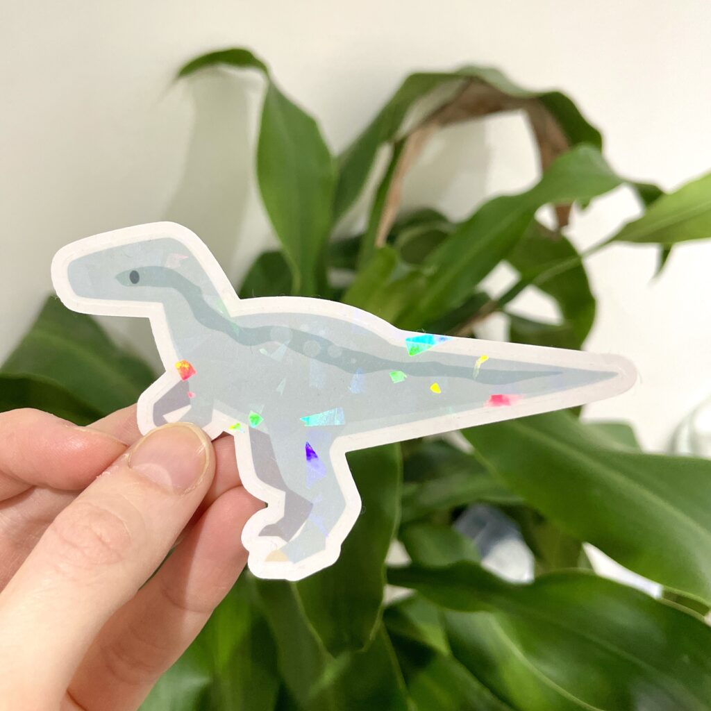 Velociraptor Sticker | Cute Dinosaur Vinyl Laptop Stickers UK